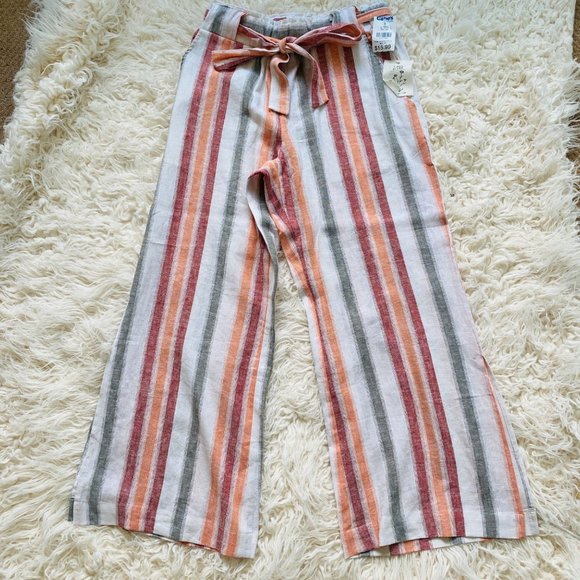 Indigo Rein | Pants & Jumpsuits | Indigo Rein Linen Palazzo Pants ...